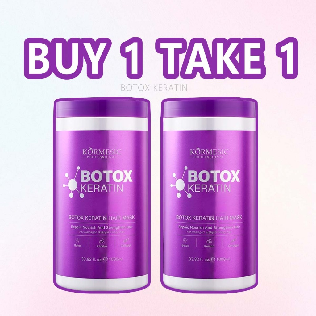 Kormesic Botox Keratin Hair Treatment Mask Collagen Hair Straightening Organic Repair ...