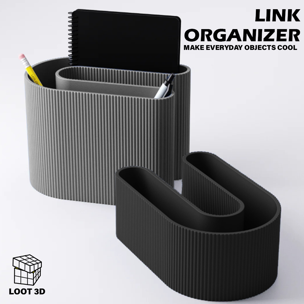 Link Organizer — Modular Interlocking Desk Caddy | Short & Tall ...