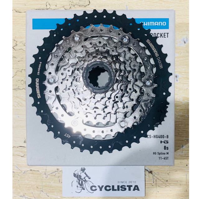 SHIMANO ACERA CS-HG400-8 11-40T/45T 8 Speed Cassette Sprocket | Shopee ...