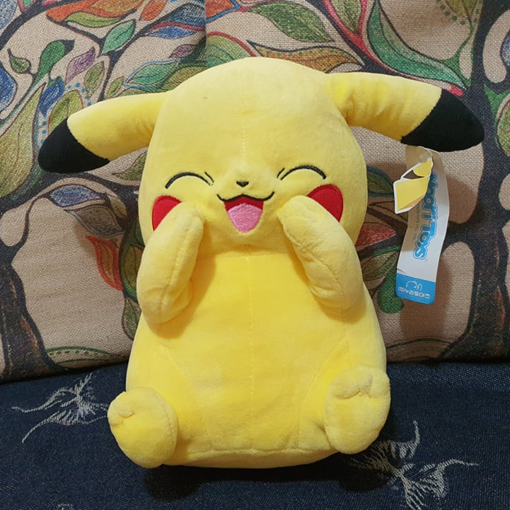 SMILING PIKACHU Pokemon Plush Toy (30cm) Pokemon Nintendo* | Shopee ...