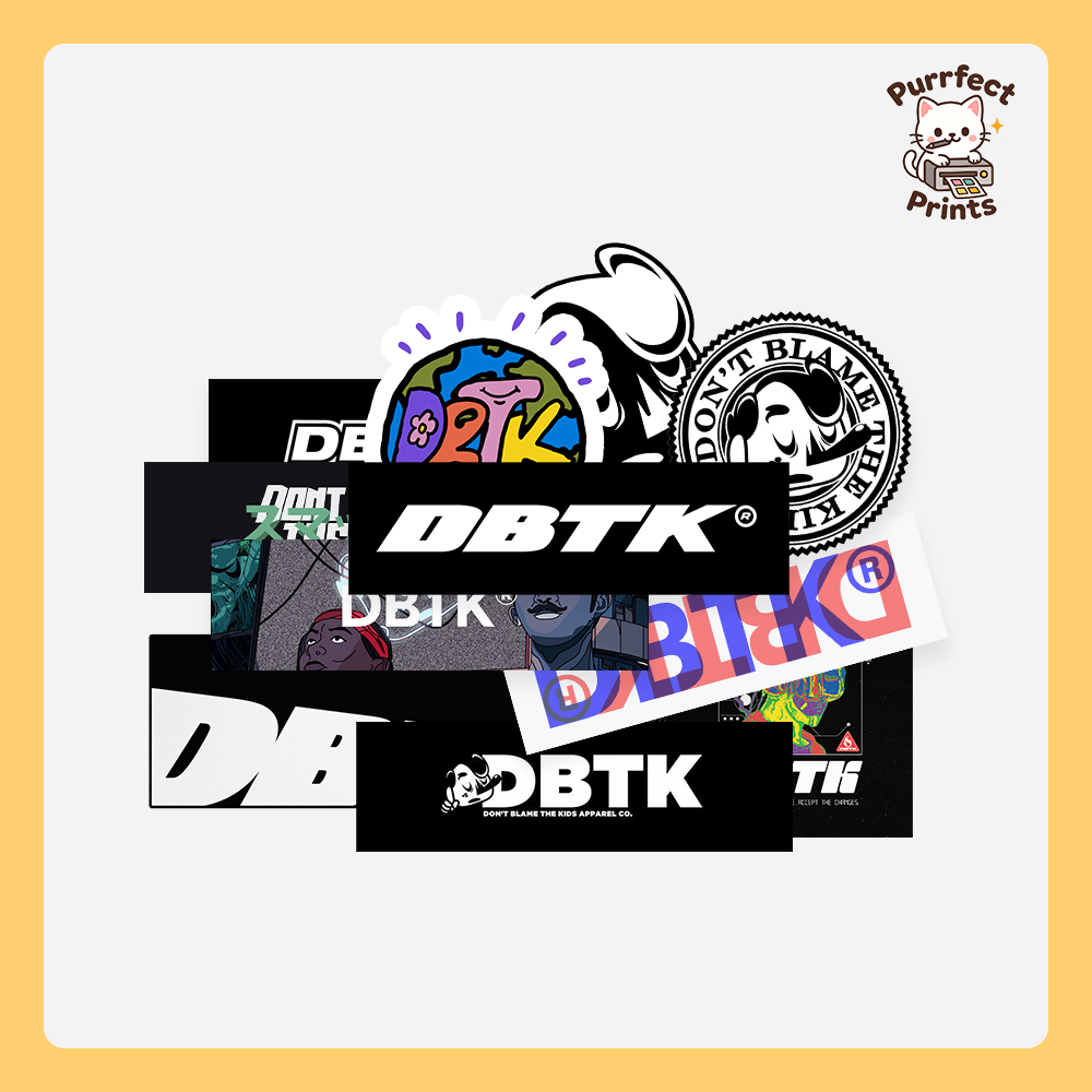 10 + 1 Pcs DBTK Don't Blame The Kids Stickers - Waterproof Vinyl ...