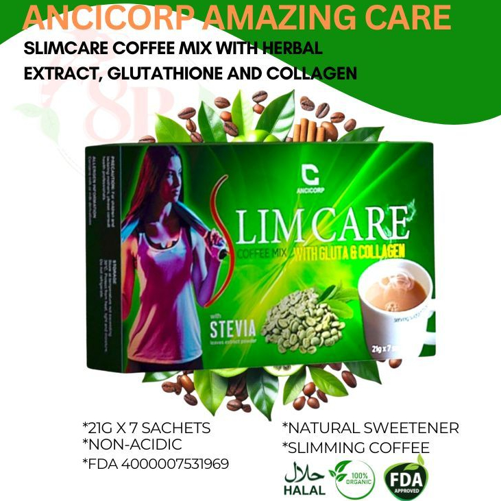 Slimcare Herbal Slimming Coffee Mix with Glutathione, Collagen ...