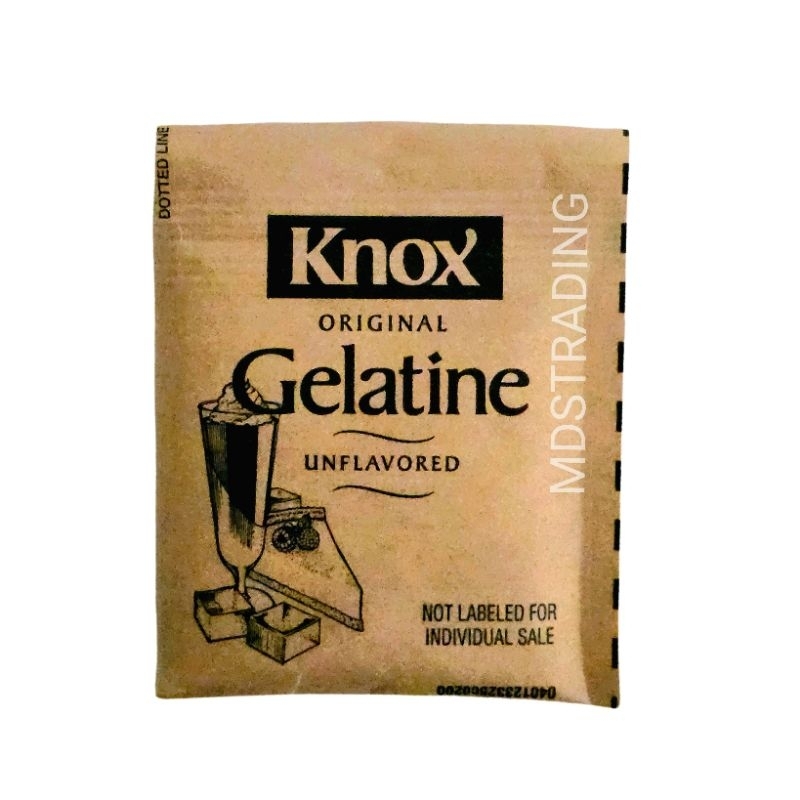 Knox Unflavored Gelatine Gelatin Colorless Knox 1PC | Shopee Philippines