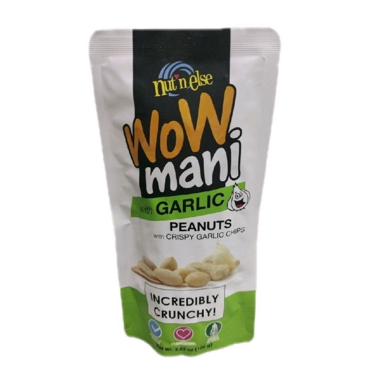 SALE!!! WOW MANI WITH GARLIC CHIPS 100g | Shopee Philippines