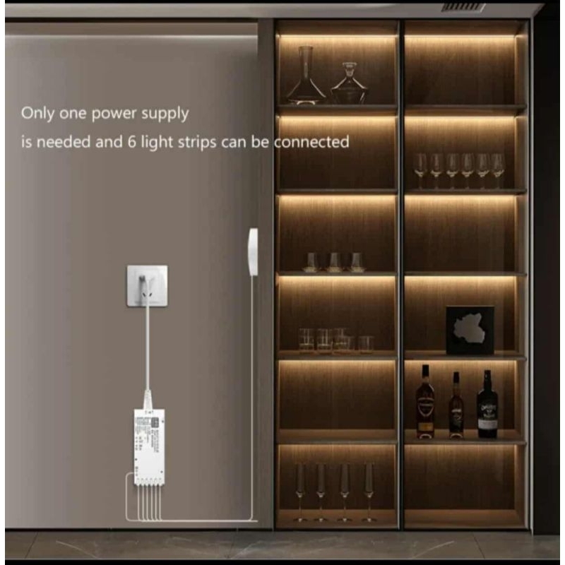 COB LED Strip Light with Touch Switch and Dimmable Function-Warm White ...