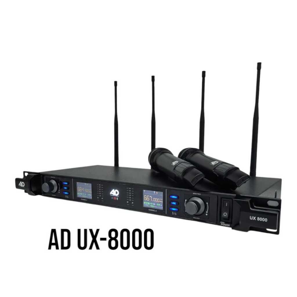 AD UX-8000 DUAL WIRELESS MIC | Shopee Philippines
