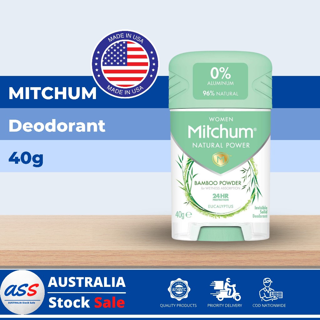 Mitchum for Women Natural Power Deodorant Stick Coconut (40g) | Shopee ...