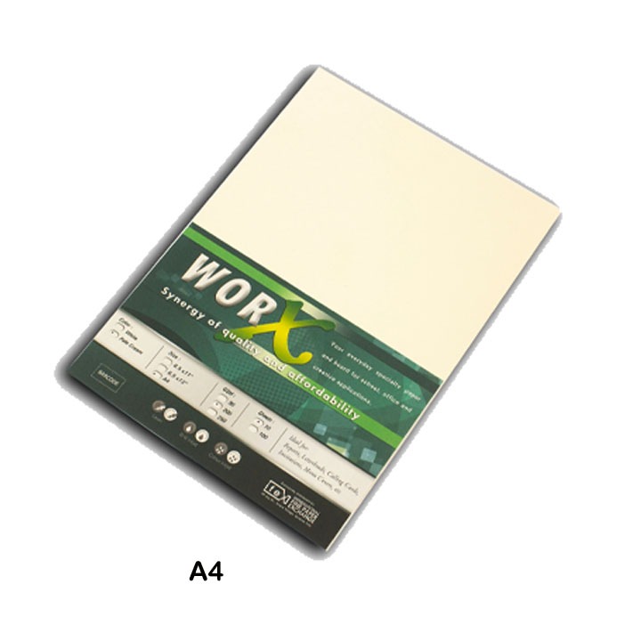 Worx Specialty Board Paper – 1 Pack, 90/180/200/250gsm, White or Pale ...