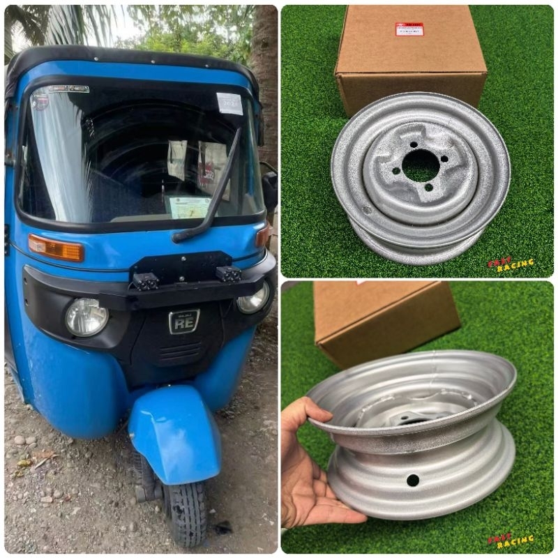 wheel rim for Piaggio,Bajaj re,TVS rusi chariot,caruza 200i | Shopee ...