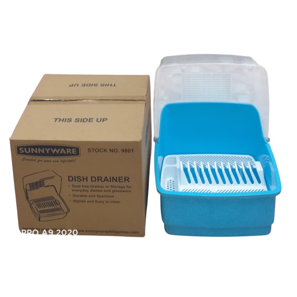 DISH DRAINER/PLATUHAN SUNNYWARE PLASTIC #9801 (Random Color) | Shopee ...