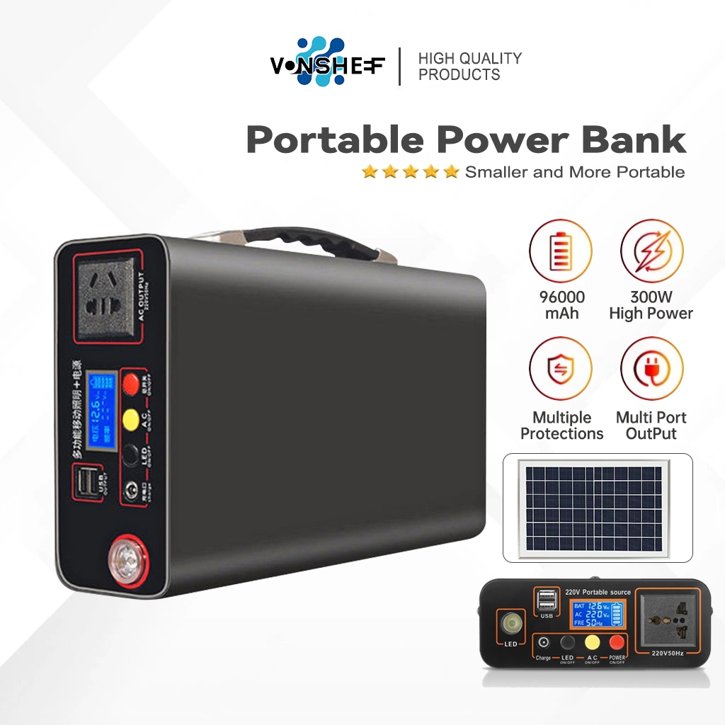 Portable Power Station 150W/200W/300W Multi-functional Power Station ...