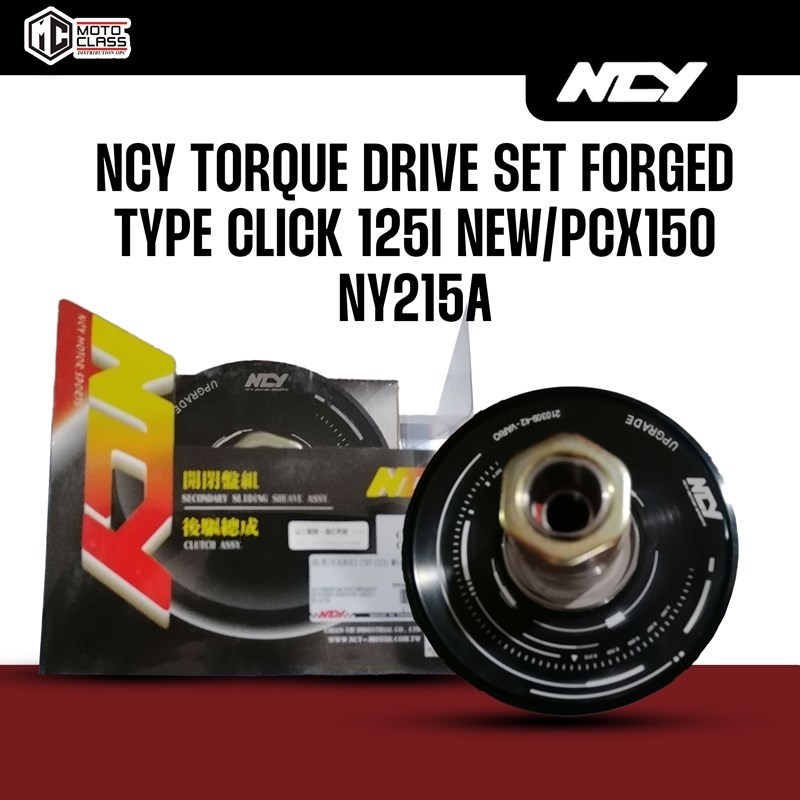 NCY TORQUE DRIVE SET FORGED TYPE CLICK 125I NEW/PCX150 NY215A | Shopee ...