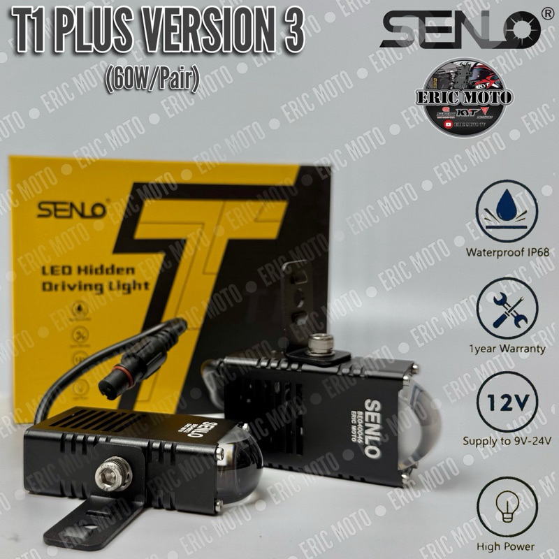 Senlo T1 Plus 60W / SENLO T1 + 60W ORIGINAL / mini driving light ...