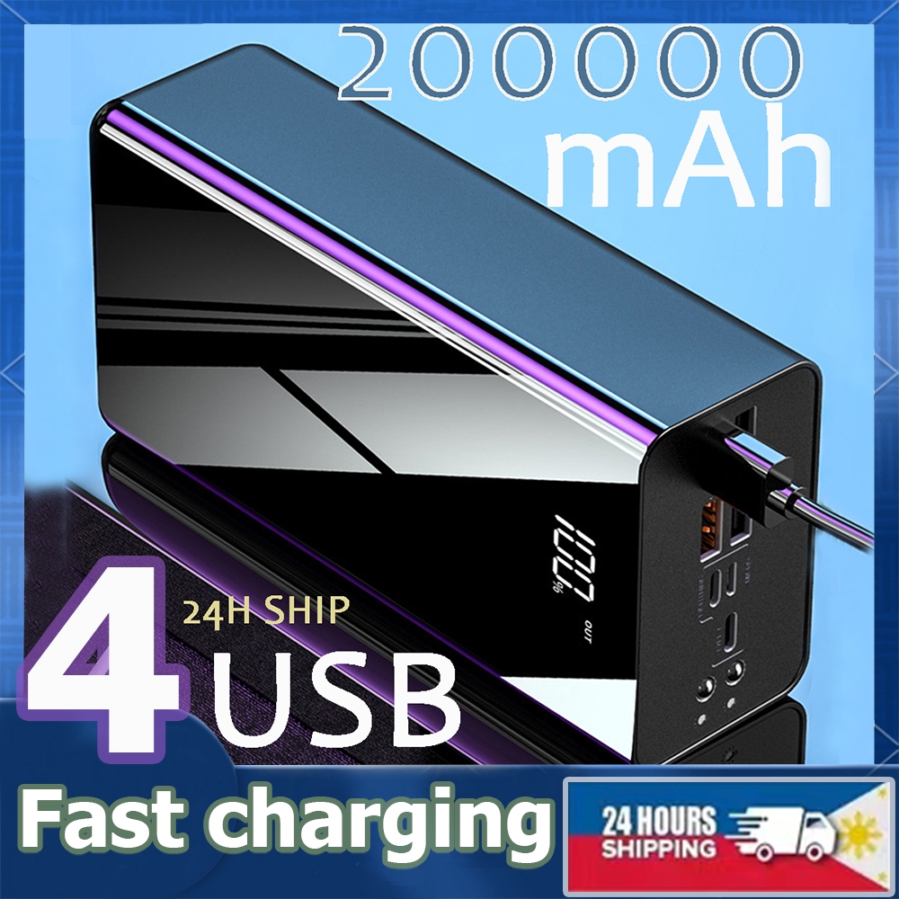 200000mAh 22.5W power bank fast charging power bank original branded ...