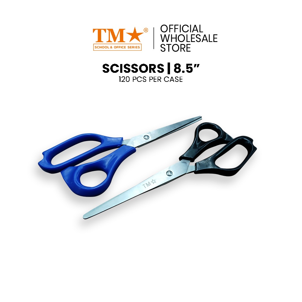 TM | 120 pcs Scissors by 8.5 Inches (TM-19023) | Shopee Philippines