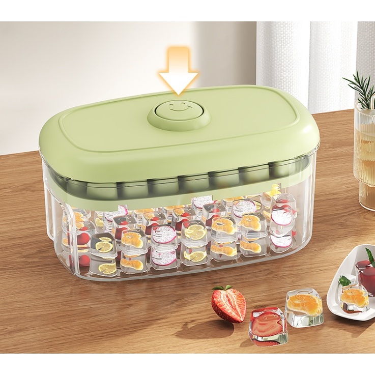 movable Ice maker Cube tray Molder with cover silicone container for ...