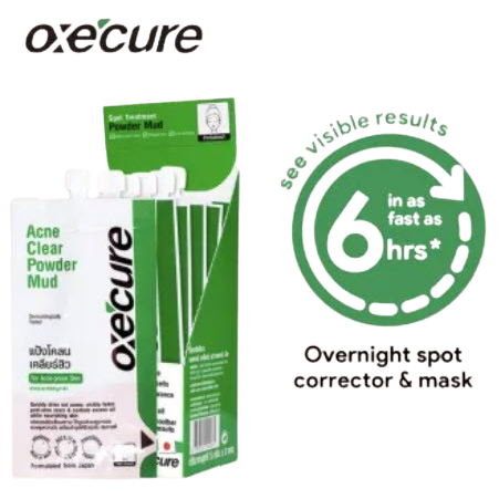 Oxecure Acne Clear Powder Mud 5g | Oil & Pimple Care | Fast Metro ...