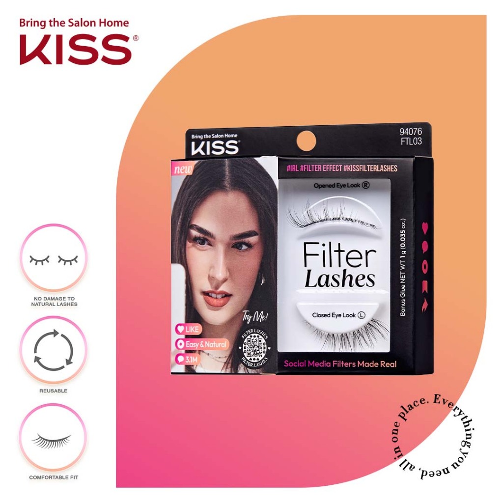 Kiss Filter Lashes Lash X Gloss | Shopee Philippines
