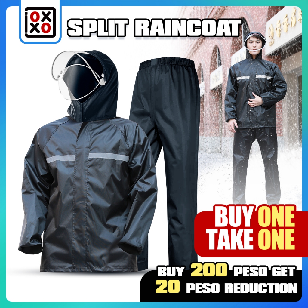 RainCoat For Motorcycle Waterproof Set Motor Bicycle Outdoor Raincoat ...