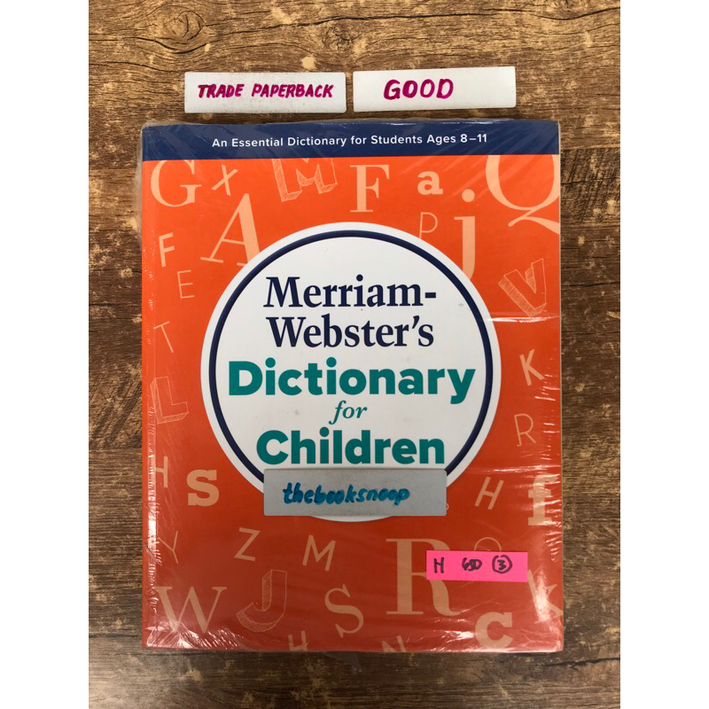 Merriam-Webster’s Essential and other Dictionary for Children Students ...