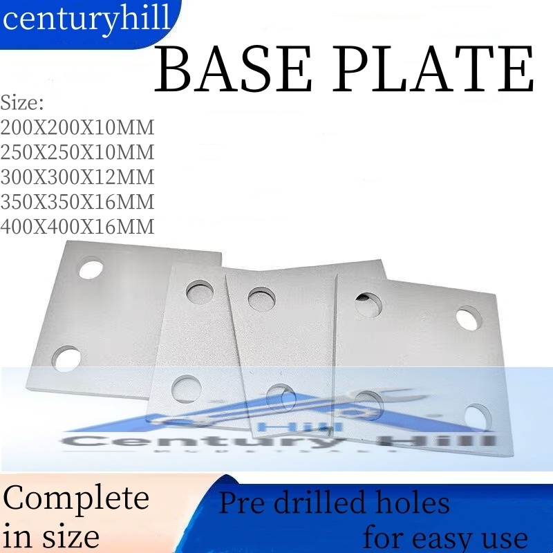 Base Plate Embedded Steel Plate for Construction 200X200X10MM Multiple ...