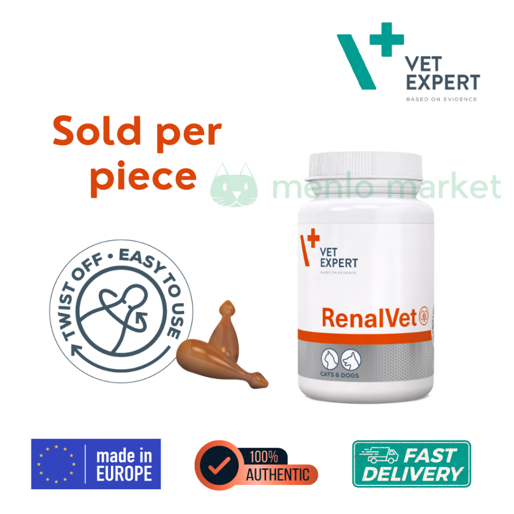 Vet Expert RenalVet per piece Twist Off capsule for renal kidney ...