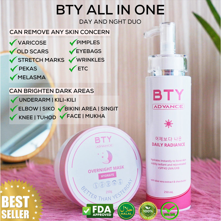 BTY POWER DUO || VARICOSE, SCARS, STRETCHMARKS REMOVER SET | Shopee ...