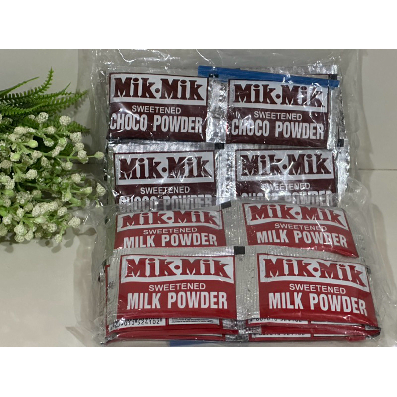 MIK•MIK SWEETENED MILK / CHOCO POWDER 20’s | Shopee Philippines