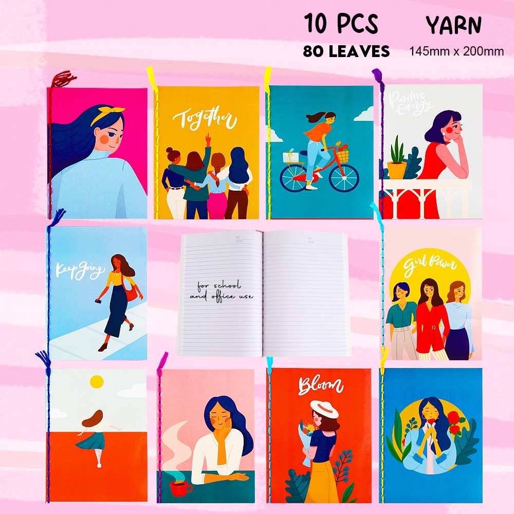 FCI Spiral Notebook With (Yarn) ASSORTED DESIGN 80's (Sold per Ream ...