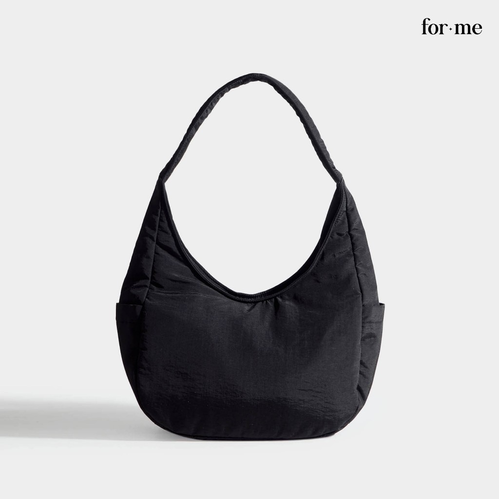 ForMe Nylon Shoulder Bag For Women (Black) | Shopee Philippines