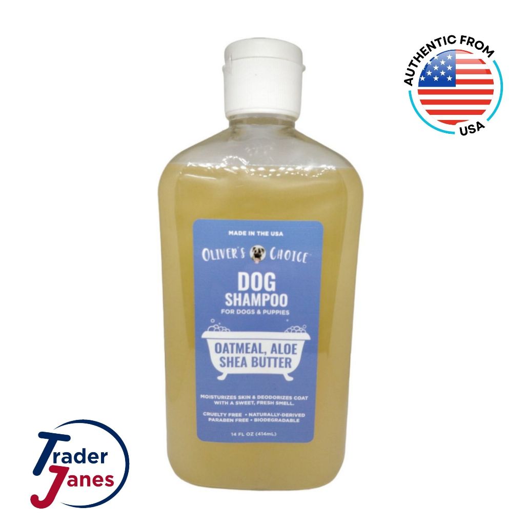 Dog Shampoo w/ Oatmeal and Aloe. Shea Butter For Smelly Dogs Puppy ...