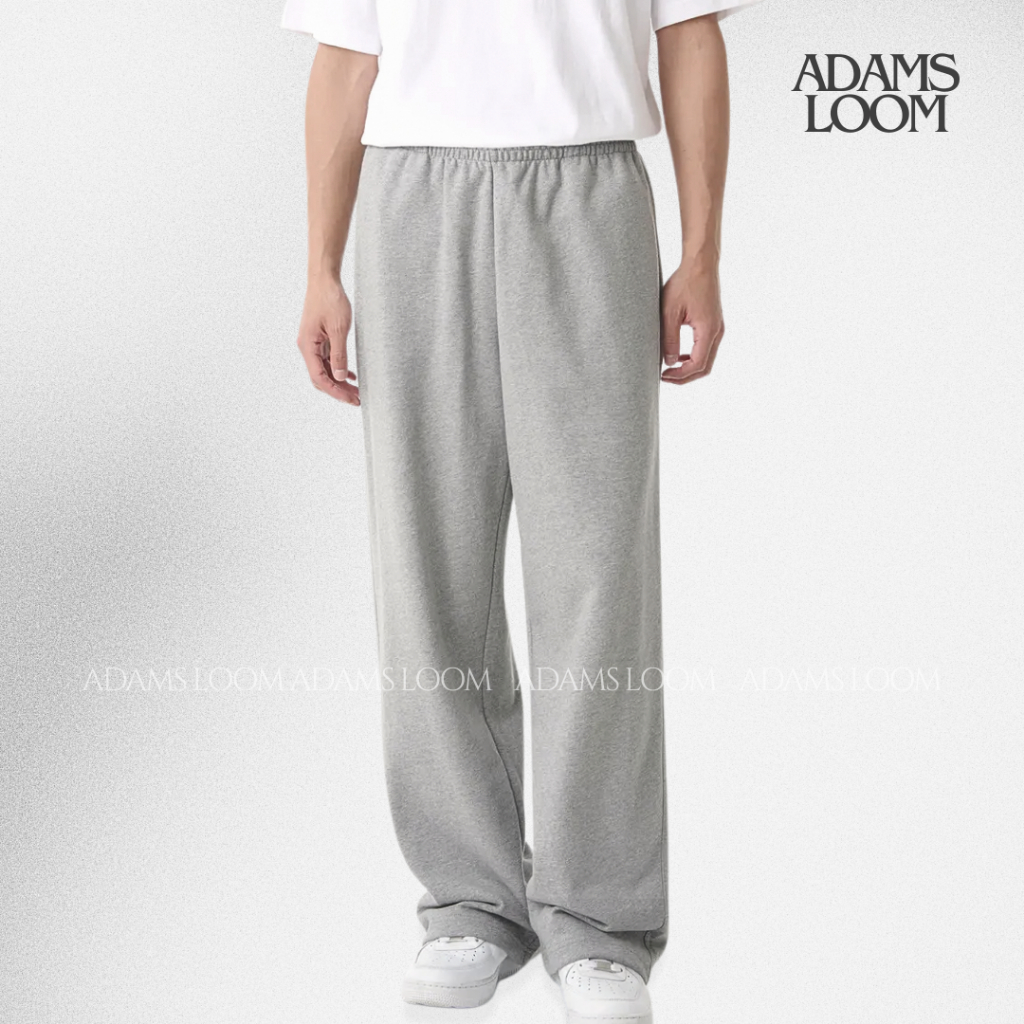 ADAMS LOOM Men’s Wide Straight Leg Sweatpants – Relaxed Fit Unisex ...