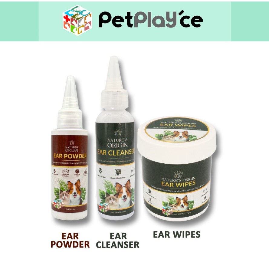 Nature's Origin Ear Cleanser 50ml / Ear Wipes 100pcs / Ear Powder ...