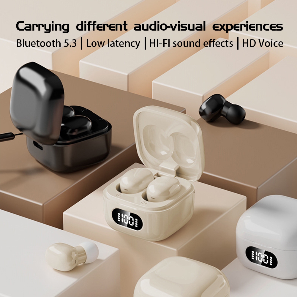 Invisible Sleep Wireless Earphone TWS Bluetooth Hidden Earbuds IPX7 ...