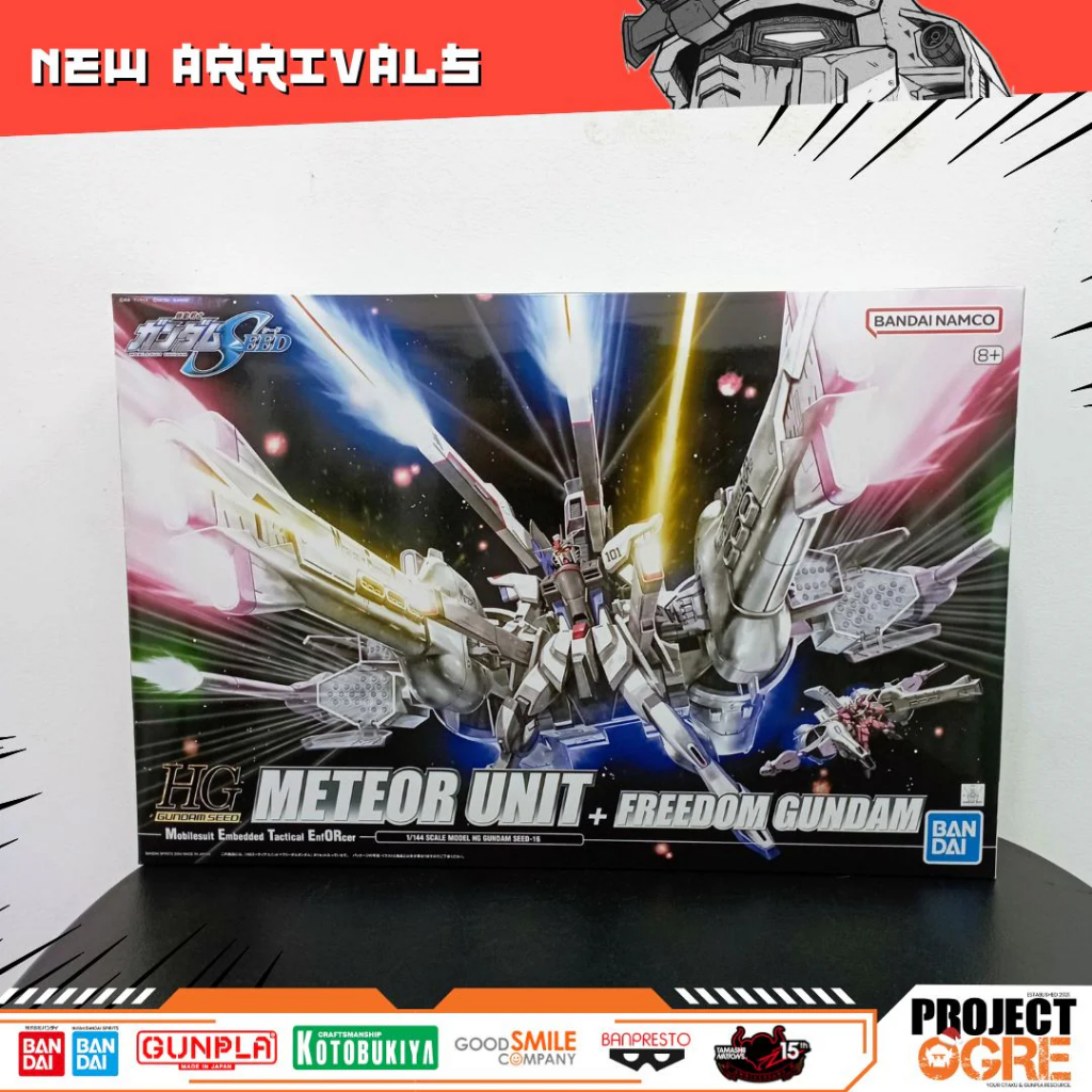 Mobile Suit Gundam SEED HGGS Gundam SEED Meteor Unit + Freedom Gundam 1/144 Scale Model Kit ...