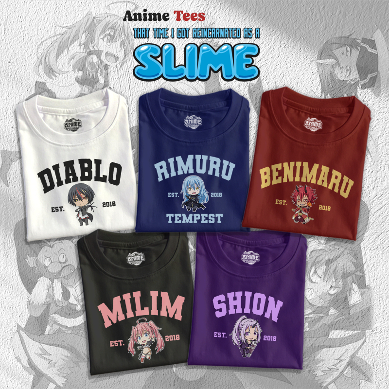 Anime That time I reincarnated as Slime Rimuru, Shion, Gobta, Shuna ...