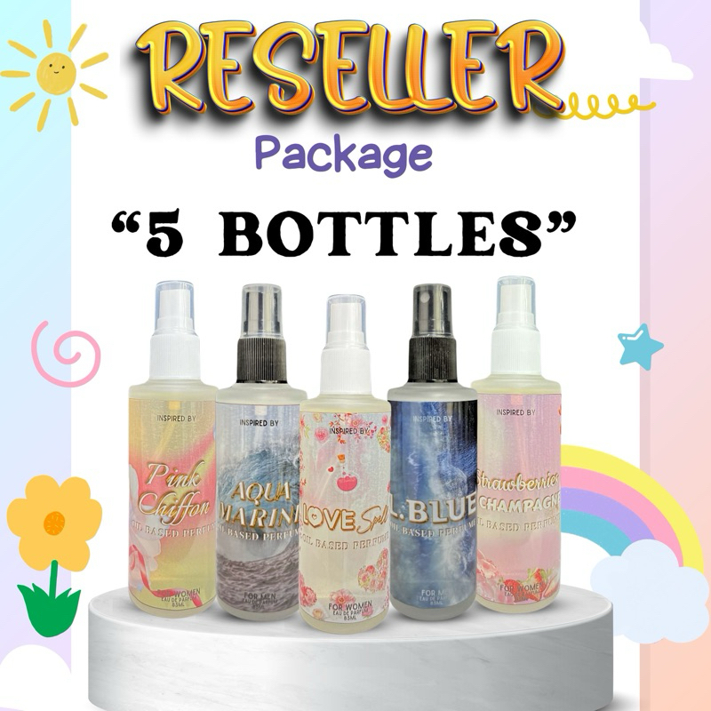 Inspired Perfume Reseller Package (5 Bottles 85ml oilbased perfume ...