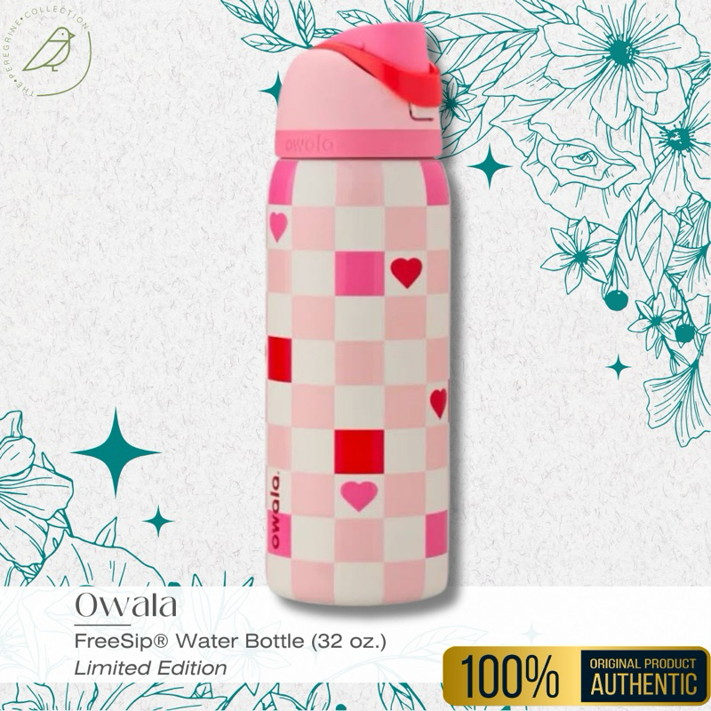 Owala Check Me Out FreeSip 32oz Limited Edition Color Drop Pink Red ...