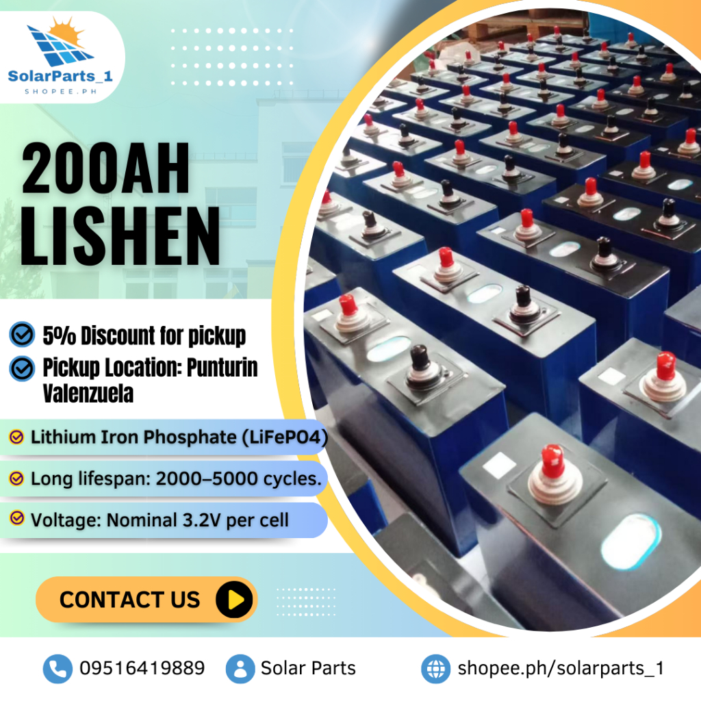 Brandnew LISHEN 200AH & 230AH GOTION 3.2v Prismatic Lithium Phosphate ...