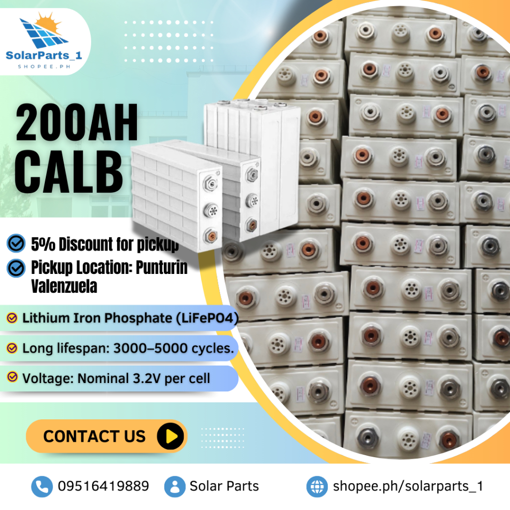 CALB 200AH / LISHEN 3.2v LifePo4 Battery Lithium Iron Phosphate Large ...