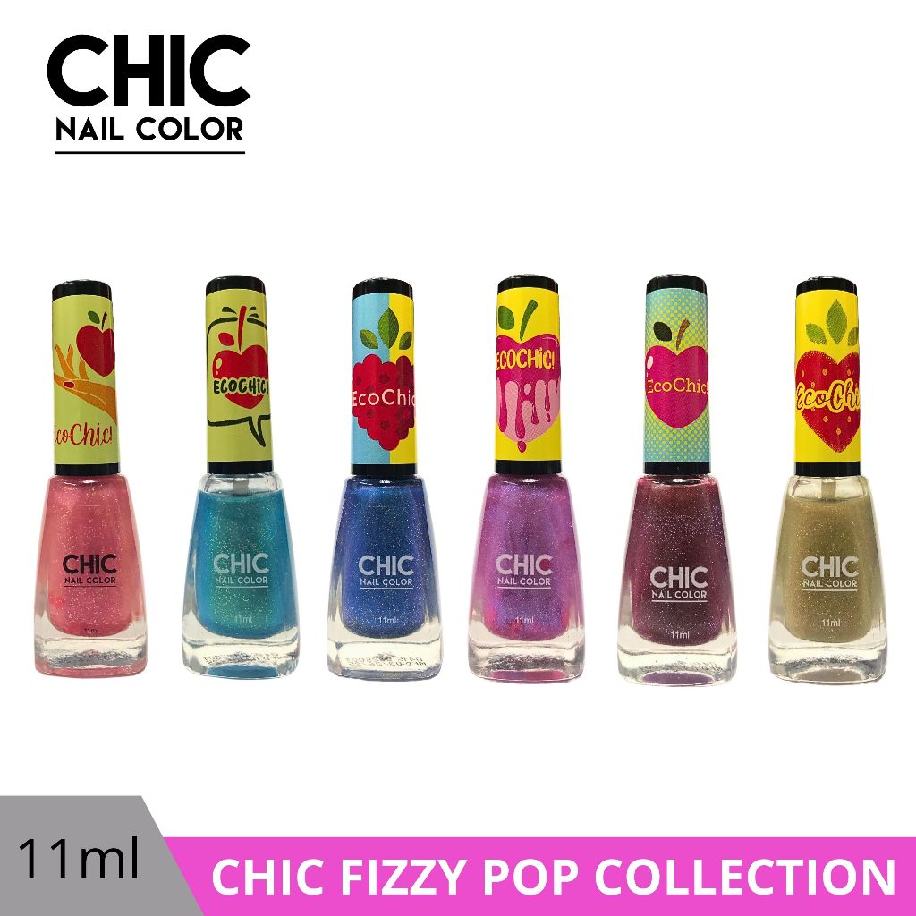 Chic Nail Color Fizzy Pop Collection 11ml | Shopee Philippines
