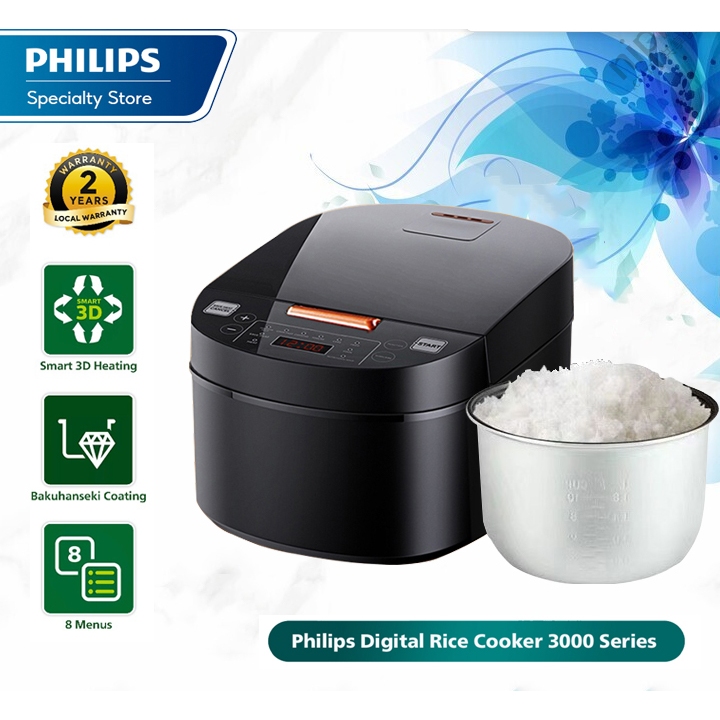 PHILIPS 8L Smart Rice Cooker Large capacity Multifunctional electric ...