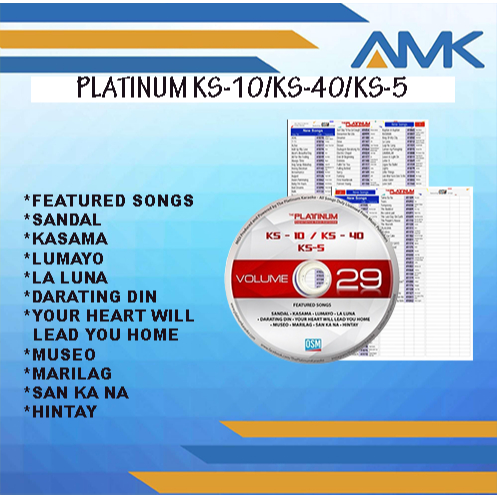 New Update Vol29 Platinum CD Tape w/Free Additional Pages for KS-10 / KS-40 / KS-5 /kbox /junior ...