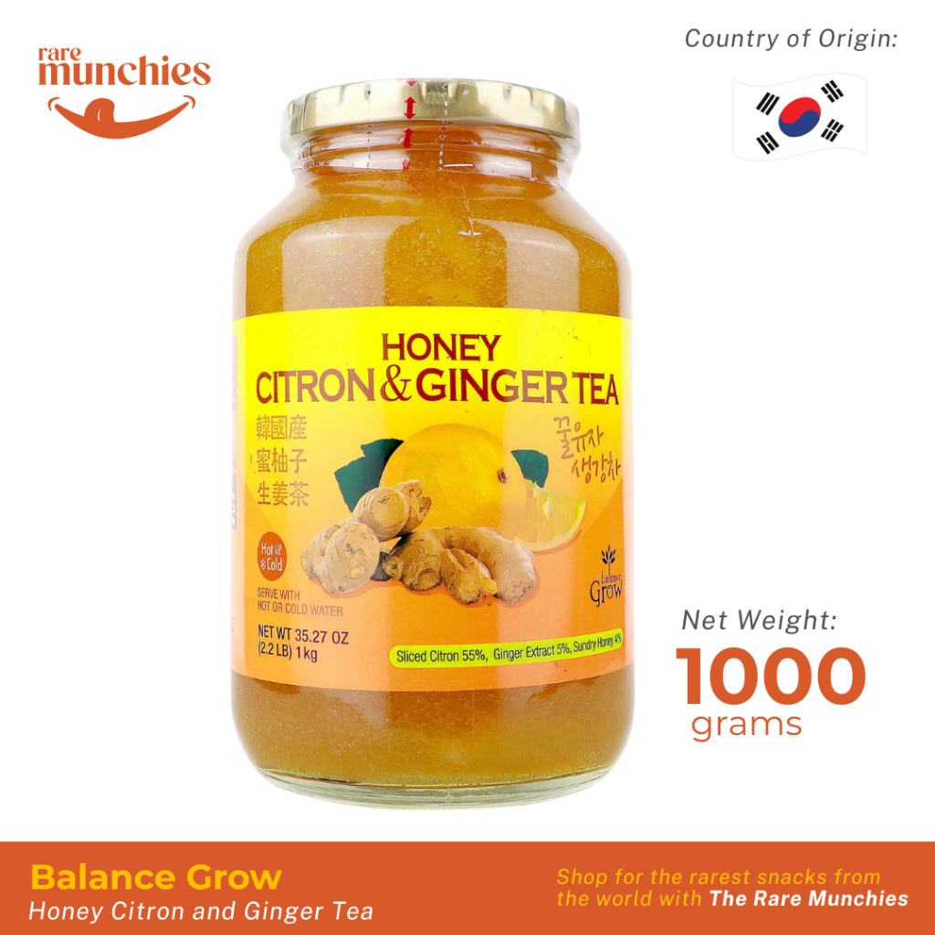 Balance Grow Honey Citron & Ginger Tea 1kg – Sweet and Zesty Korean ...
