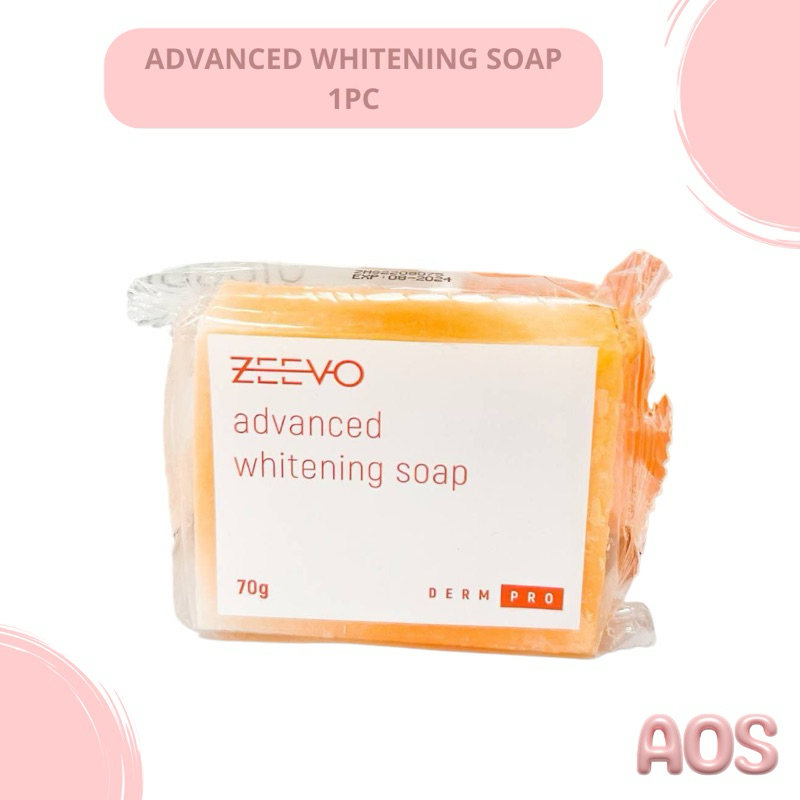 AOS Zeevo Advanced Whitening Soap (70g) | 10x whitening for face & body ...