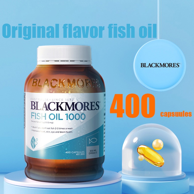 Blackmores Fish oil Orihinal Na Lasa Ng Isda langis 1000mg Omega3 ...