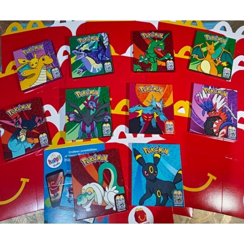 Mcdo happy meal pokemon cards SEALED (COMPLETE INCLUSIONS) | Shopee ...