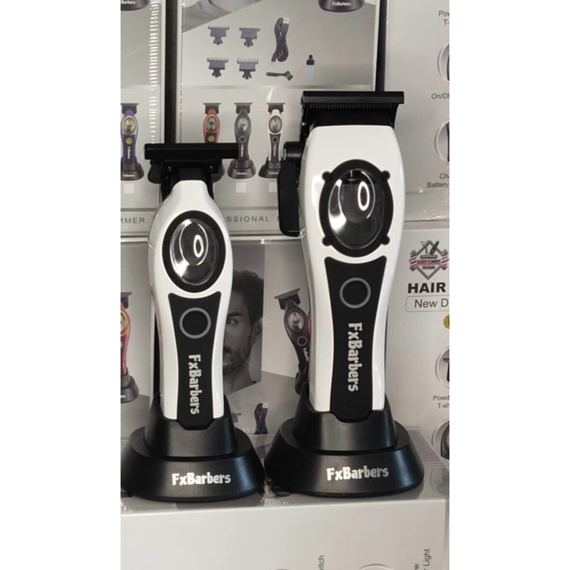 Fxbarbers Clippers Detailers Duo Set Package 8800rpm /4500mAh Battery ...