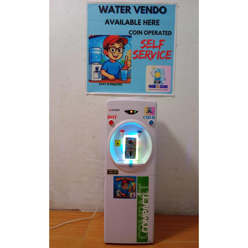 WATER VENDO MACHINE - Hot & Cold - Automatic Tubig Machine ...