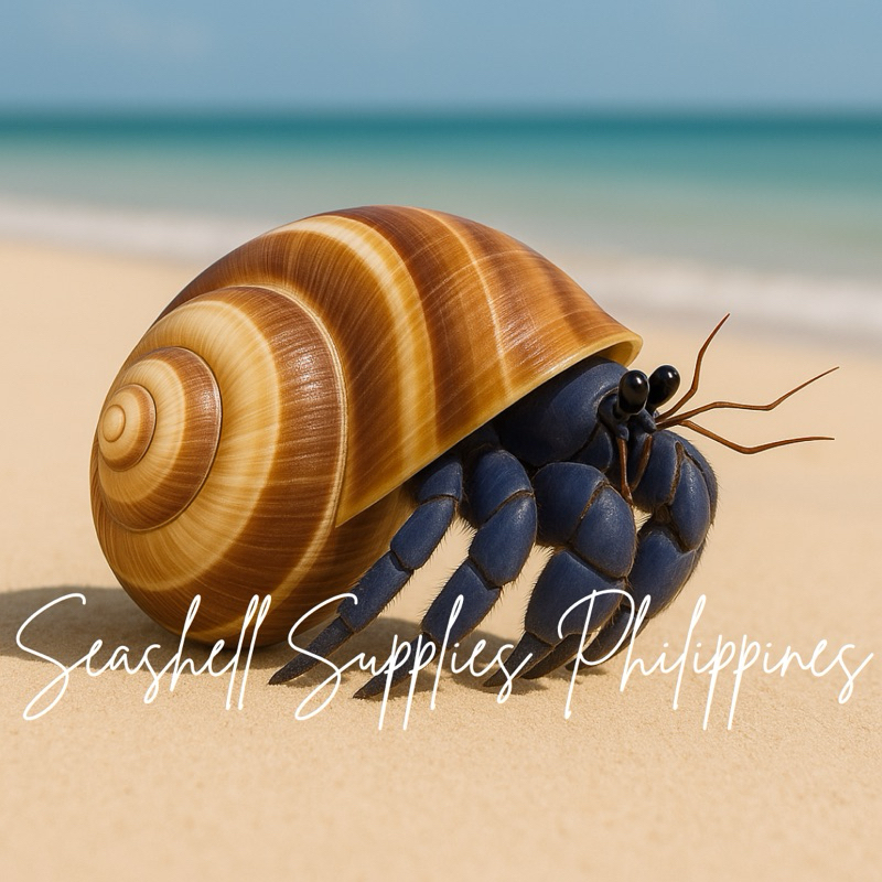 HERMIT CRAB SHELL : Sowerby Snail | Brown Land Snail Camaena ...